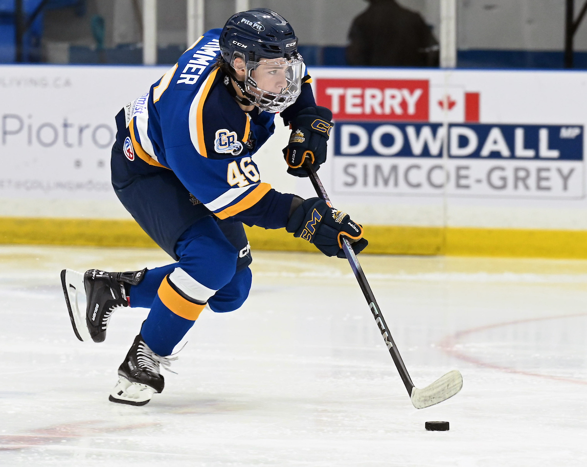 COLLINGWOOD’S RIMMER COMMITTED TO NIAGARA | Ontario Junior Hockey League