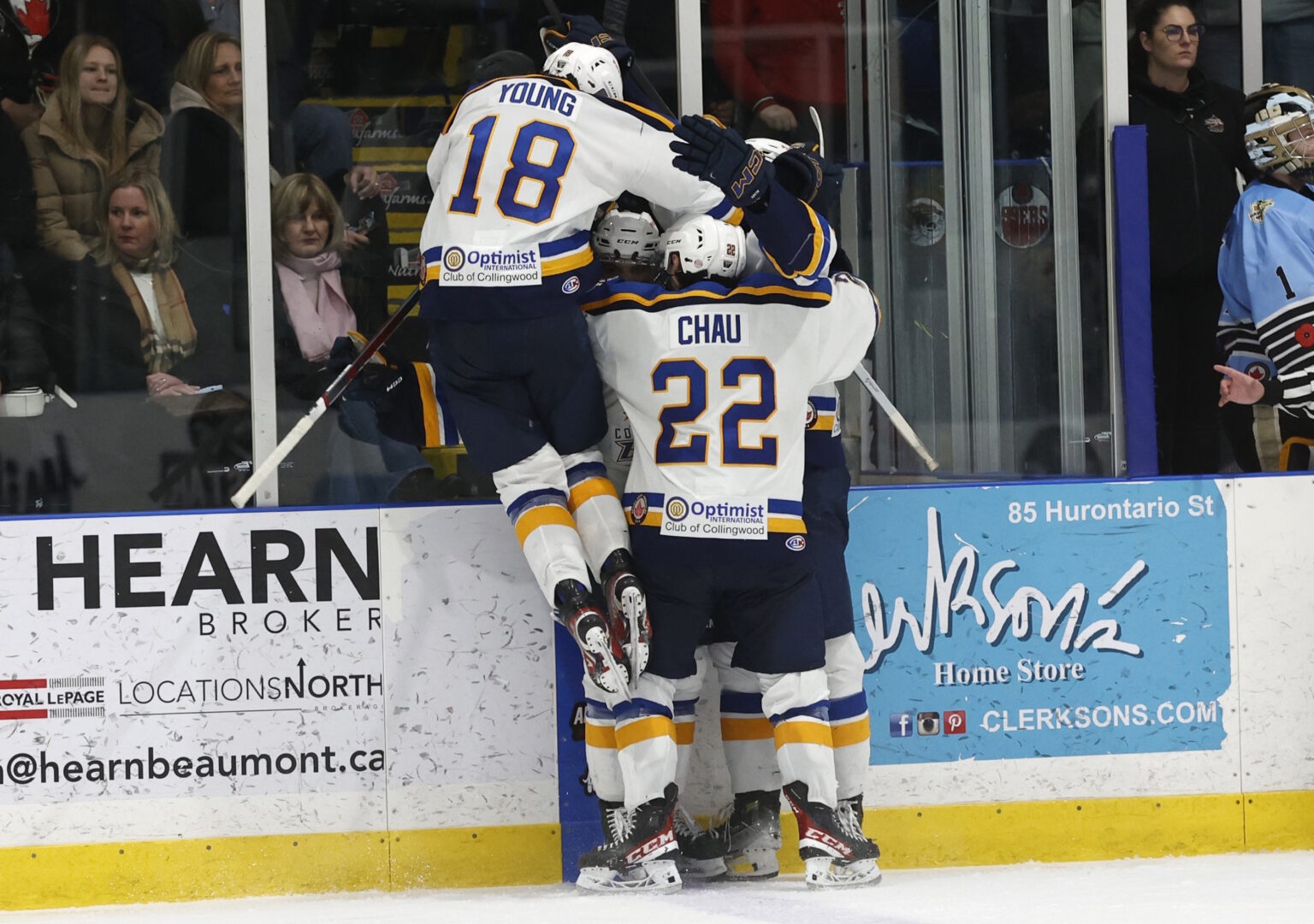 COLLINGWOOD TAKES 3-2 LEAD IN OJHL NUTRAFARMS CHAMPIONSHIP SERIES WITH ...