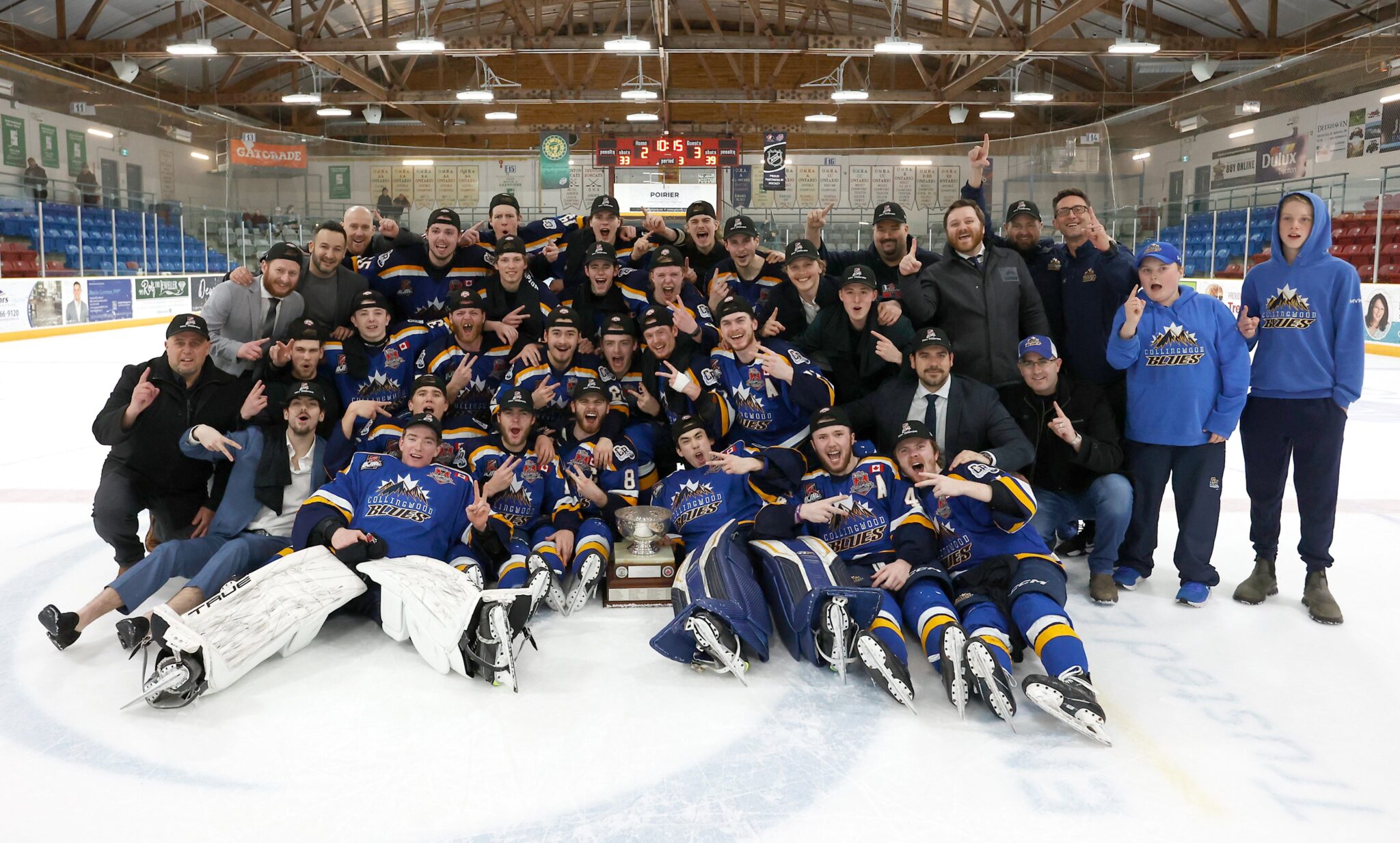 COLLINGWOOD BLUES WIN SECOND STRAIGHT OJHL CHAMPIONSHIP | Ontario ...
