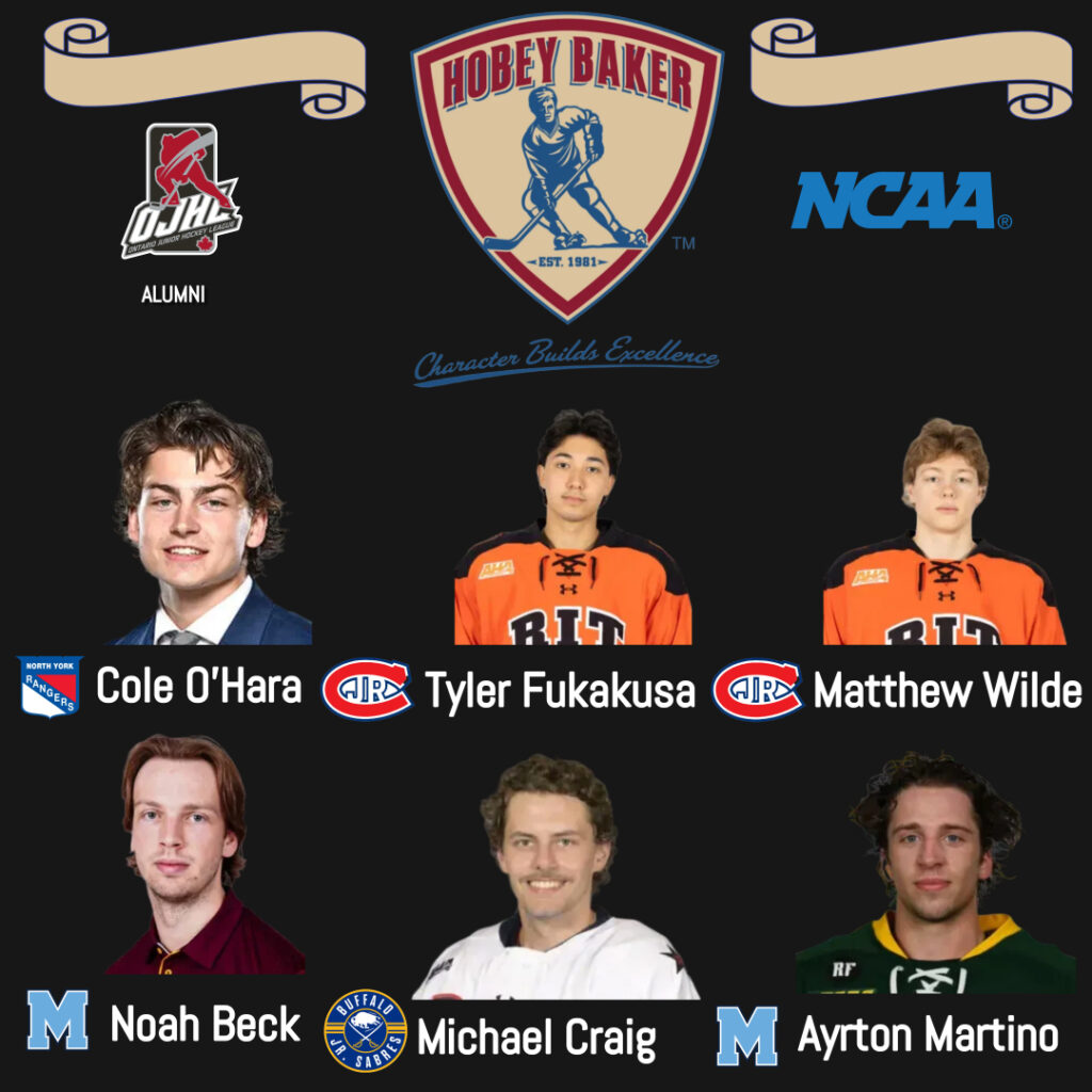 OJHL ALUMNI NOMINATED FOR HOBEY BAKER AWARD | Ontario Junior Hockey League