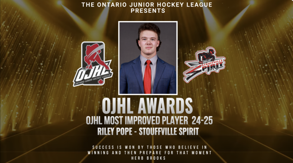 RILEY POPE OF STOUFFVILLE VOTED MOST IMPROVED PLAYER IN OJHL | Ontario ...