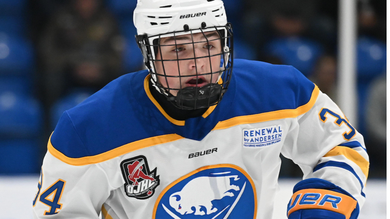 BUFFALO’S BANAS SIGNS WITH OHL’S BRANTFORD BULLDOGS | Ontario Junior ...